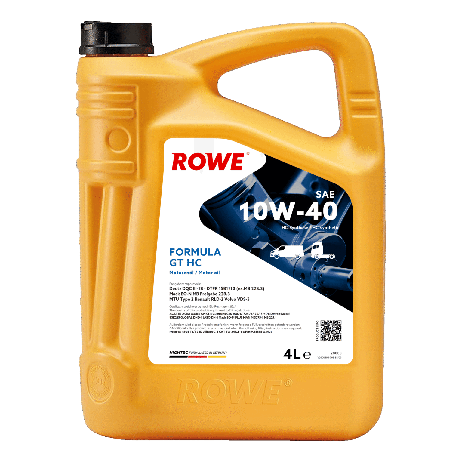 MOTOR OIL – ROWE